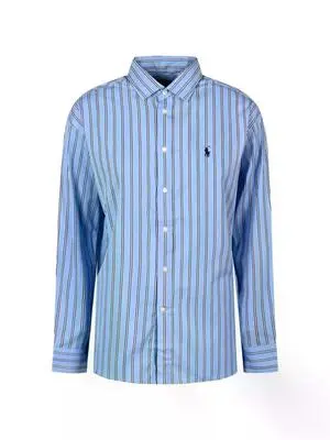 Polo Ralph Lauren Relaxed-fit Striped Cotton Shirt - Blue