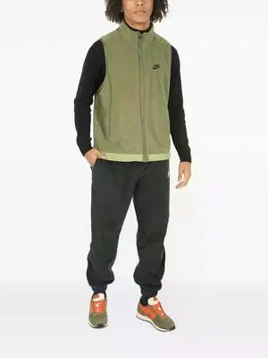 Nike Logo-embroidered Gilet - Green