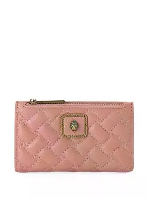 Kurt Geiger Quilted Leather Wallet - Pink
