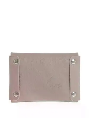 Il Bisonte Titano Hammered-leather Coin-purse - Neutrals
