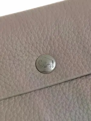 Il Bisonte Titano Hammered-leather Coin-purse