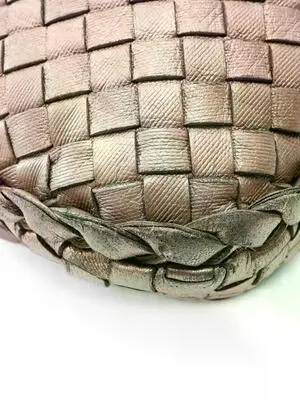 Bottega Veneta 2000s Intrecciato Shoulder Bag - Brown