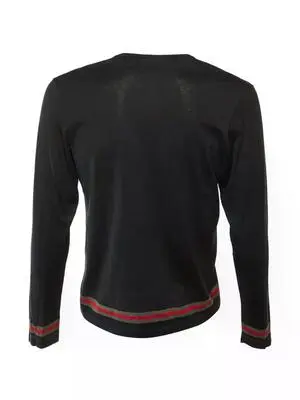 Gucci V-neck Long-sleeved T-shirt