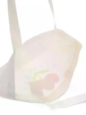 CONVERSE Logo-print Floral Tote Bag