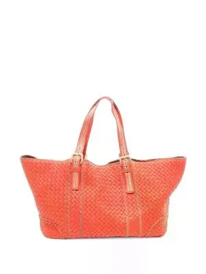 Bottega Veneta 2000s Intrecciato Leather Tote Bag