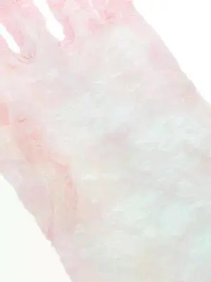 SUPER BLOND Lace-patterned Gloves