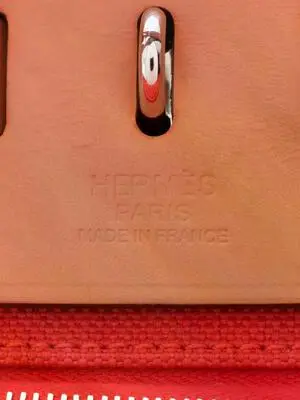 Hermès Herbag Zip Pm Tote Bag - Red