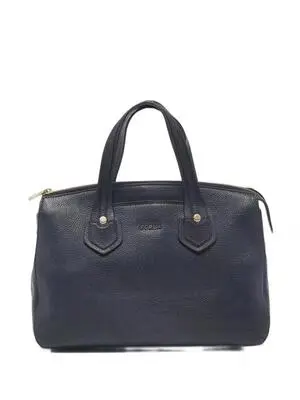 Furla Medium Leather Tote Bag - Blue