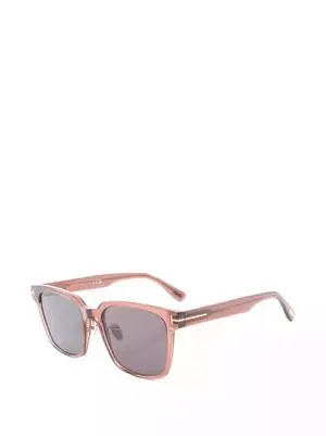 TOM FORD 2020s Square-frame Sunglasses - Brown