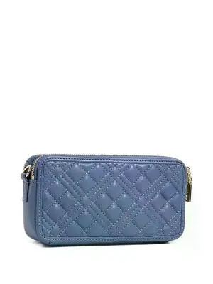Moschino Quilted Logo-plaque Clutch Bag