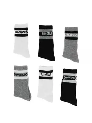 CONVERSE All Star Logo-print Socks - Black