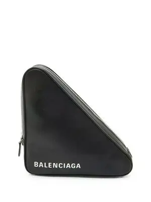 Balenciaga Triangle Zip Clutch