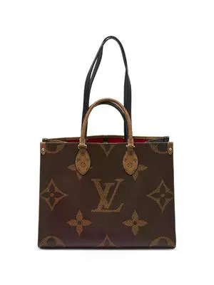 LOUIS VUITTON Mm Onthego Giant Monogram Tote Bag - Brown