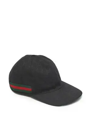 Gucci Monogram Baseball Cap - Black