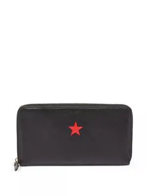 Givenchy Star-motif Zip-around Wallet - Black