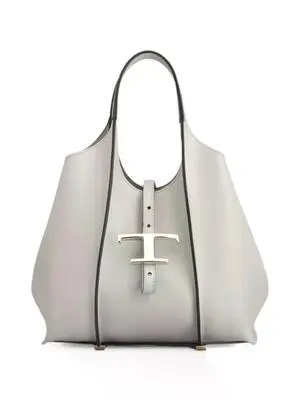 TOD'S Mini T Timeless Shopping Bag - Grey
