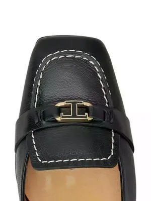 TOD'S T Timeless Contrast-stitched Pumps