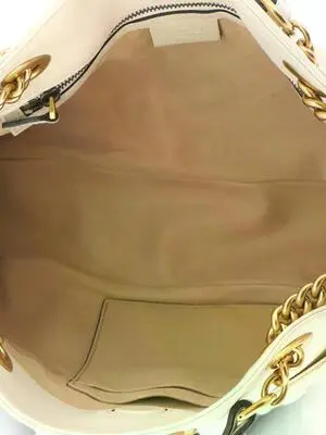 Gucci Gg Marmont Chain Tote Matelasse Leather Medium Shoulder Bag