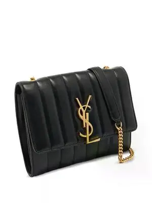 Saint Laurent Medium Vicky Quilted Shoulder Bag
