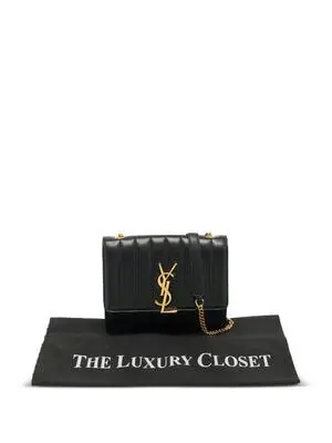 Saint Laurent Medium Vicky Quilted Shoulder Bag