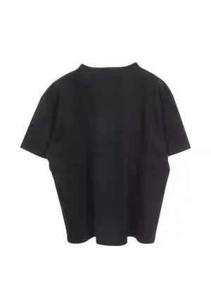 Hermès 2020s Cartouche Floral-print T-shirt - Black
