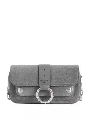 Zadig&Voltaire Kate Wallet Suede Bag - Grey