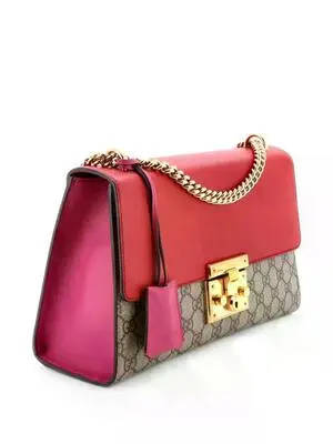 Gucci Padlock Gg Coated Canvas And Leather Medium Shoulder Bag