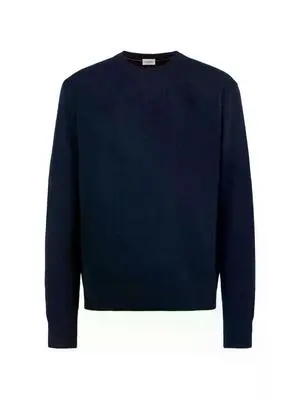 TOD'S Round-neck Pullover In Cashmere - Blue