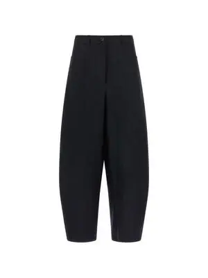 NUDE Tapered-leg Trousers - Black