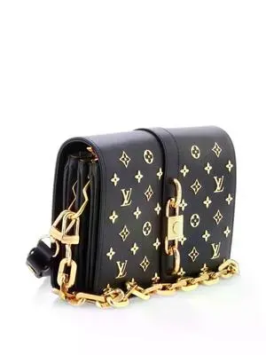 LOUIS VUITTON Rendez-vous Monogram Metal Calfskin Shoulder Bag