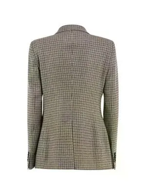 Tagliatore Double-breasted Houndstooth Suit Jacket
