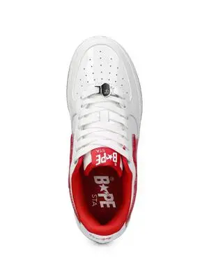 A BATHING APE Sta Patent Leather Sneakers