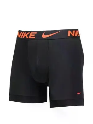 Nike Logo-waistband Boxer Briefs Set Of 3 - Black
