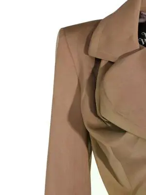 VIVIENNE WESTWOOD Drunken Tailored Asymmetric Draped Blazer