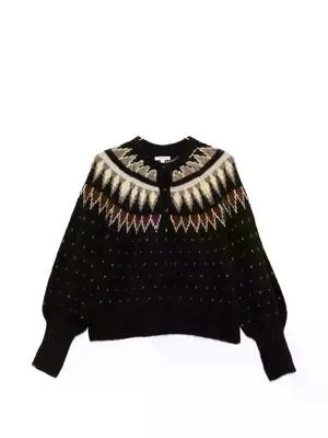 YERSE Pattern-knit Sweater - Brown