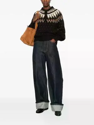 YERSE Pattern-knit Sweater