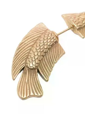 Cult Gaia Neemo Fish Motif Earrings - Gold