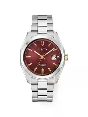 Bulova Surveyor Mecha Classic 39mm Watch - Red