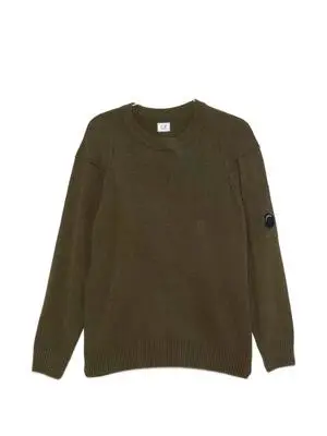 C.P. COMPANY Lens-detail Sweater - Green