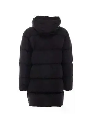 Add Quilted Hooded Coat