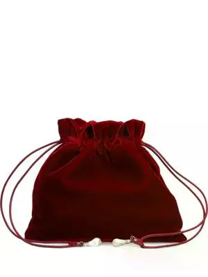 ALEVI MILANO Velvet Drawstring Pouch