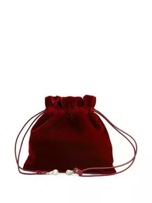 ALEVI MILANO Velvet Drawstring Pouch