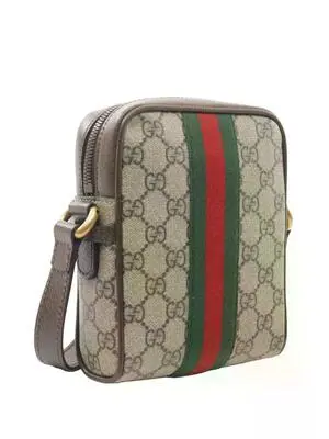 Gucci 2016-2026 Mini Gg Supreme Web Ophidia Crossbody Bag