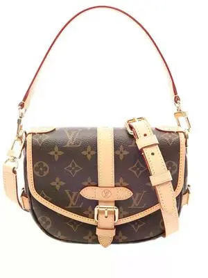 LOUIS VUITTON 2021-2026 Monogram Saumur Bb Satchel - Brown
