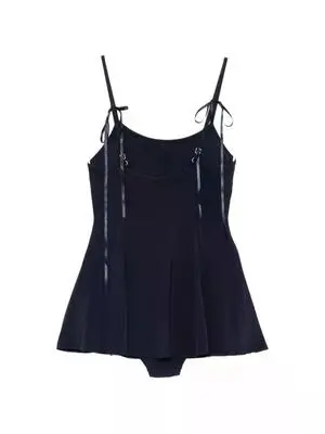 5PENING A-line Swimsuit With Bow Detail - Blue