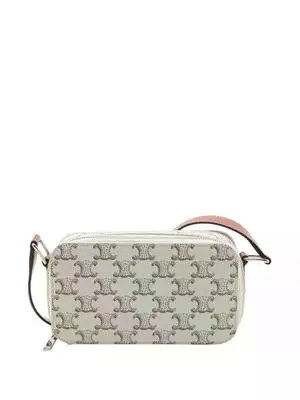 Celine 2015-2026 Mini Triomphe Coated Canvas Camera Bag Crossbody Bag