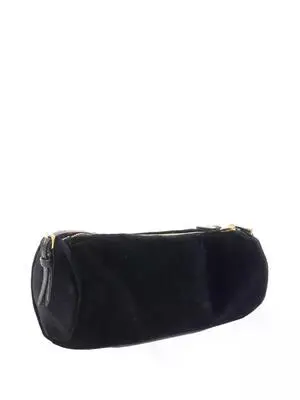 Miu Miu 2010-2026 Velvet Chain Crossbody Bag - Black