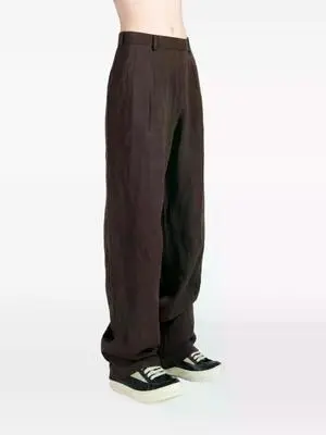 CASEY CASEY Coco Pleated Wide-leg Trousers