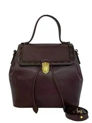 Saint Laurent 20th Century Leather Satchel - Brown