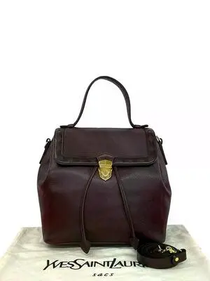 Saint Laurent 20th Century Leather Satchel